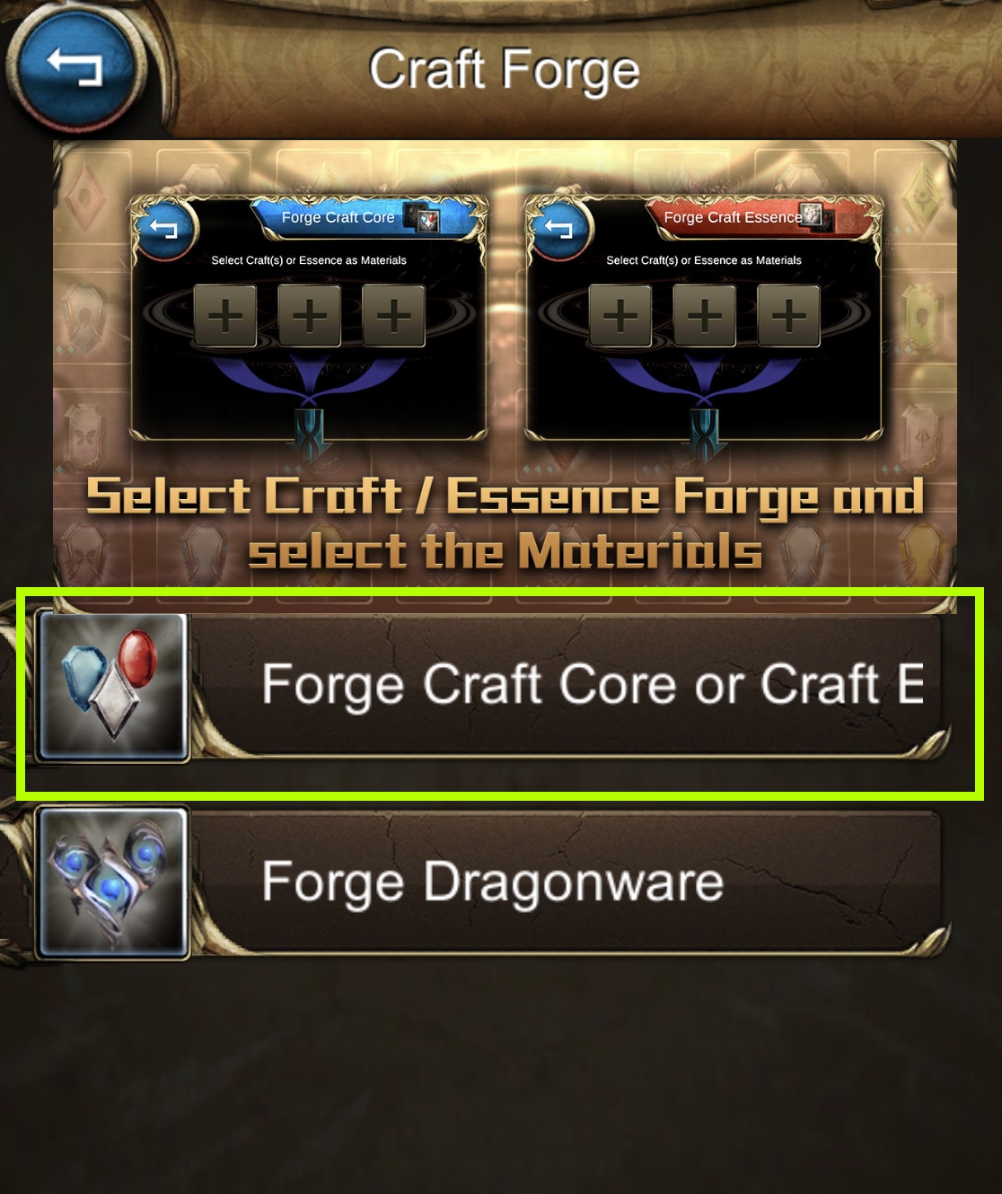 Craft: Forge – Tower of Saviors