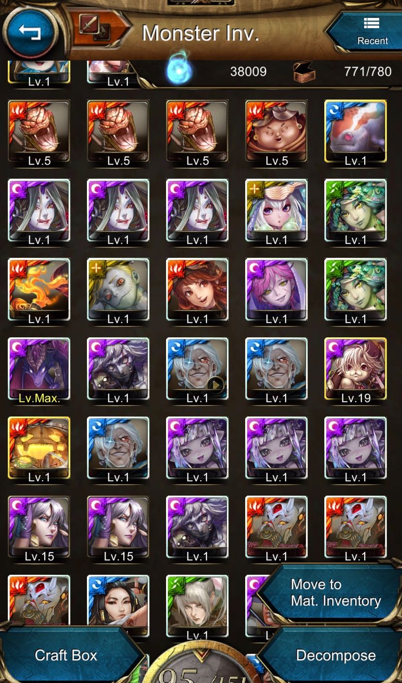 UI Intro: Inventory – Tower of Saviors