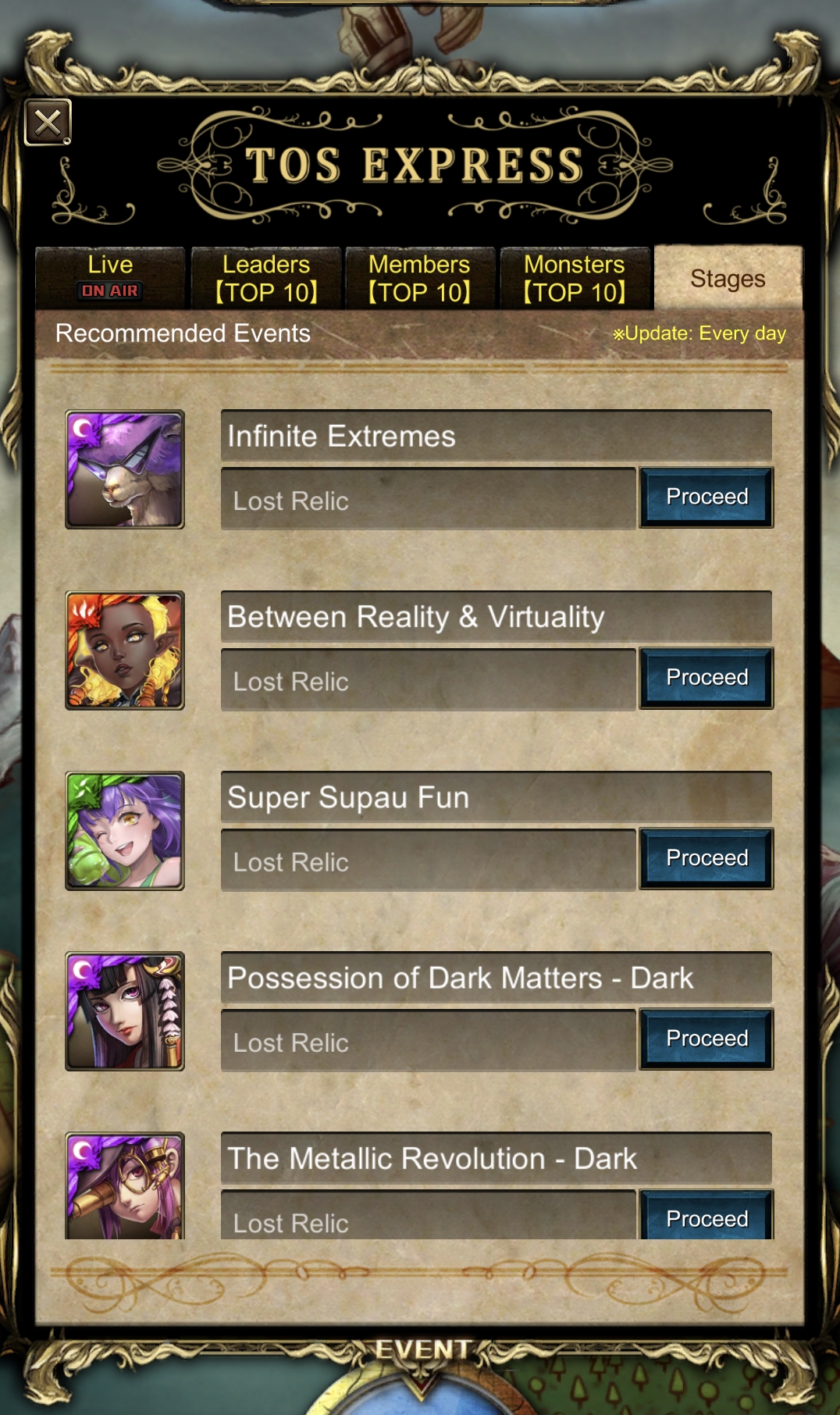 UI Intro: TOS Express – Tower of Saviors