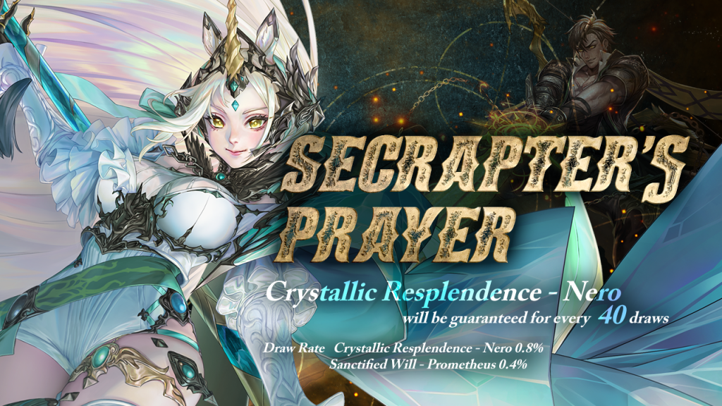 New Black-gold Characters “Sanctified Will – Prometheus” & “Crystallic Resplendence – Nero ...